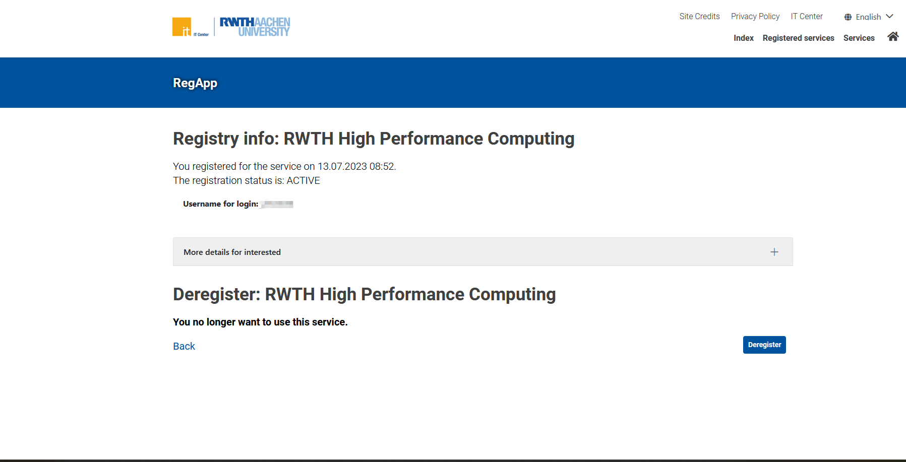 Setup the HPC Account with the RWTH RegApp (RWTH High Performance ...