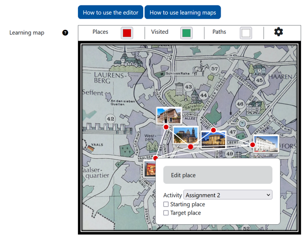 Learning paths and adaptive learning (RWTHmoodle) - IT Center Help